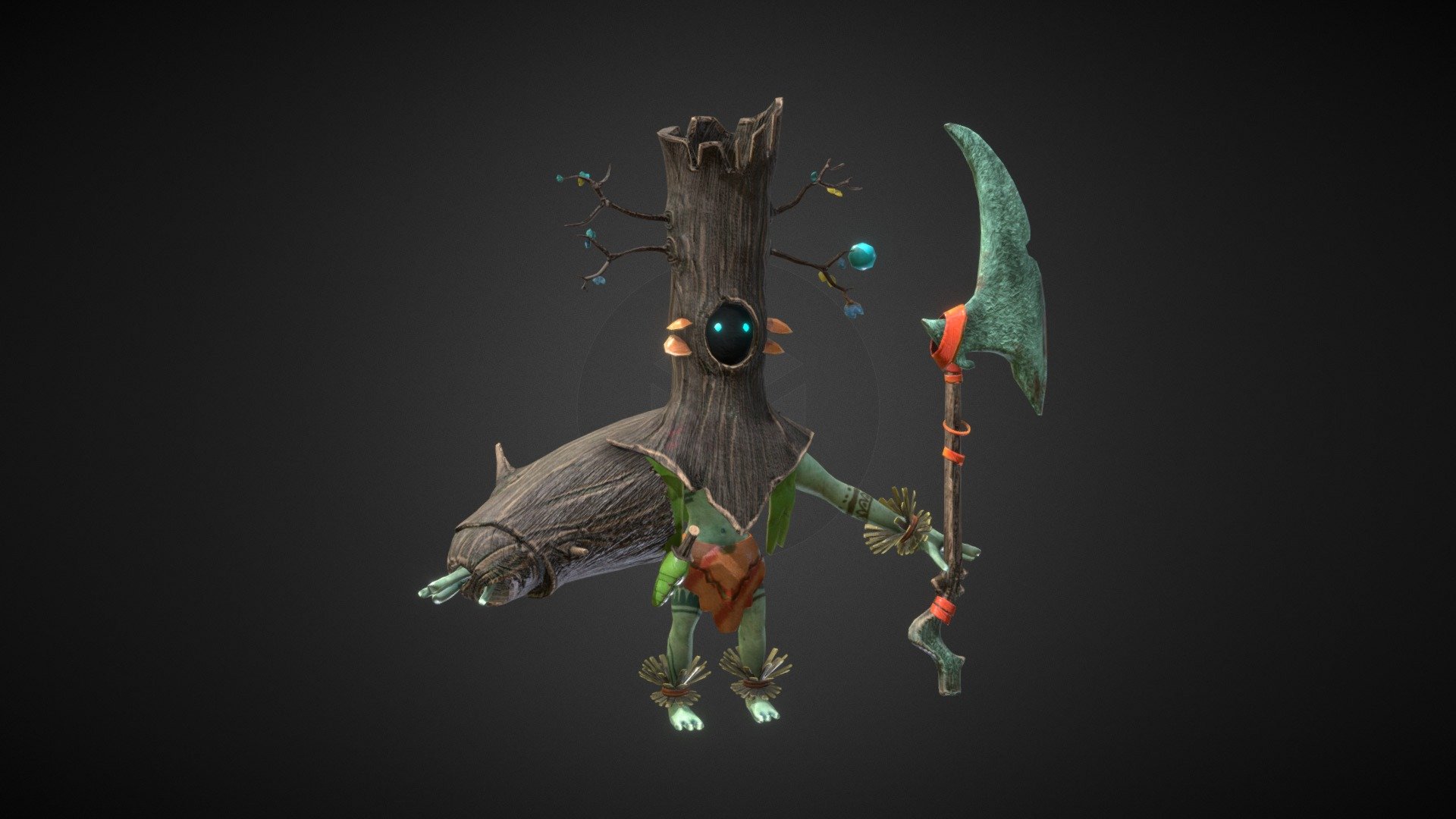Forest guard - 3D model by franvegas [0d1a3cb] - Sketchfab