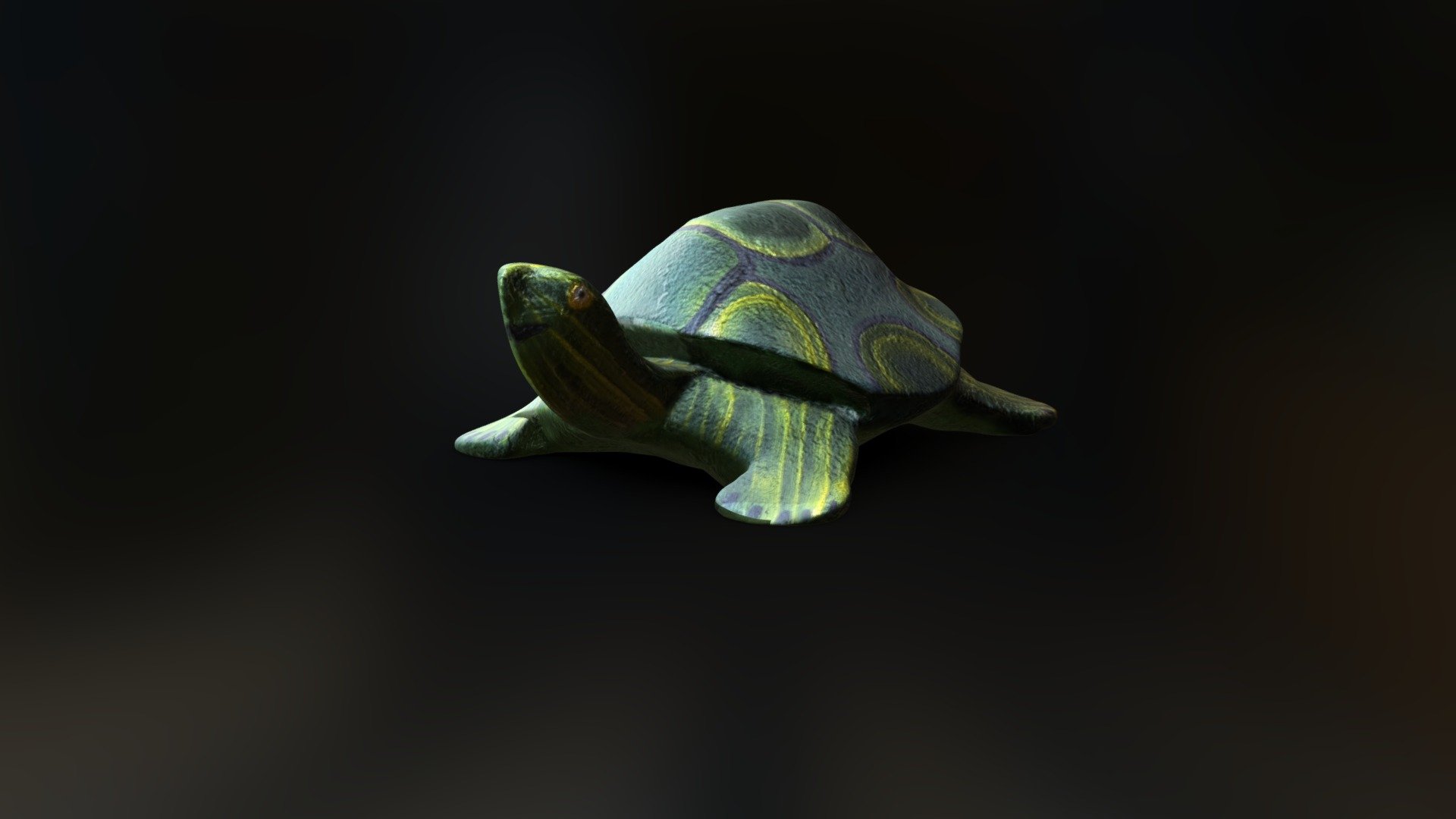 Wooden Turtle Sculpture - 3D model by José María Ortega (@justrenders ...