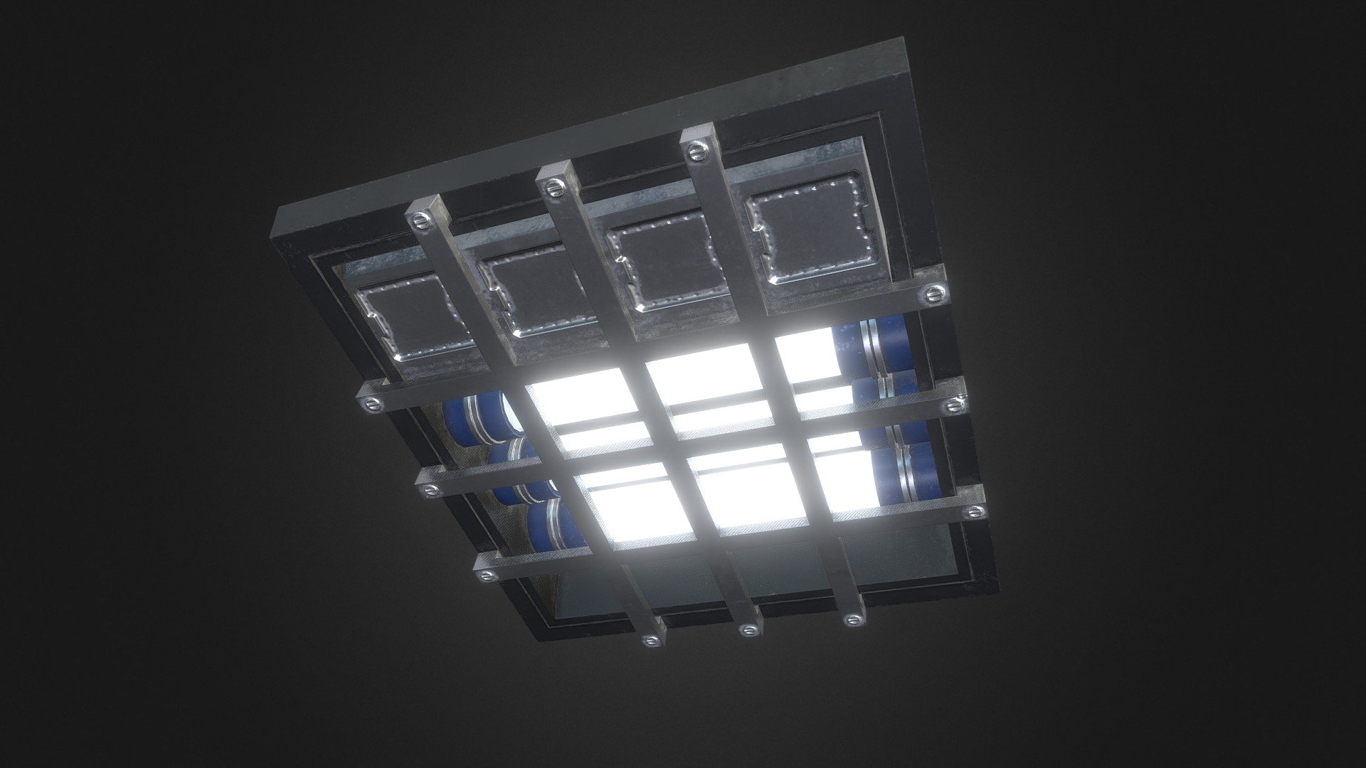 Lighting Panel Variant 3 - 3D model by lupusnord [0d1b601] - Sketchfab