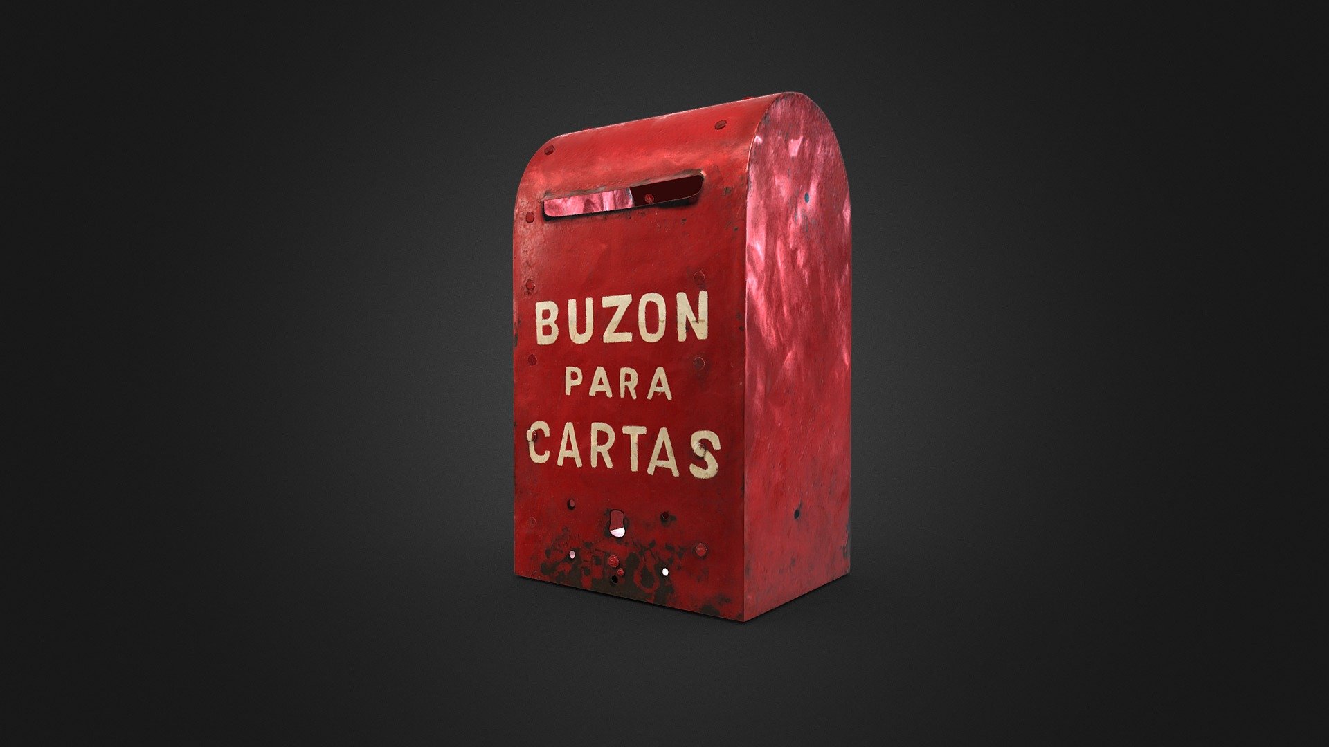 Buzón de cartas - 3D model by Ministerio de Cultura Perú ...