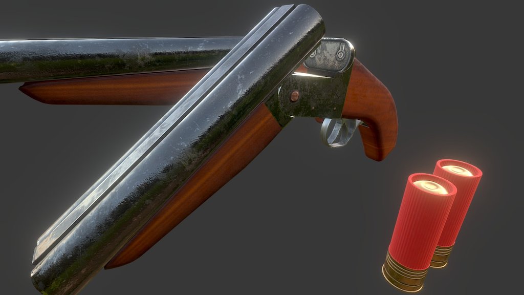 Sawed Off Shotgun - Download Free 3D model by Raymond (@rookieray) [0d1d4ff] - Sketchfab