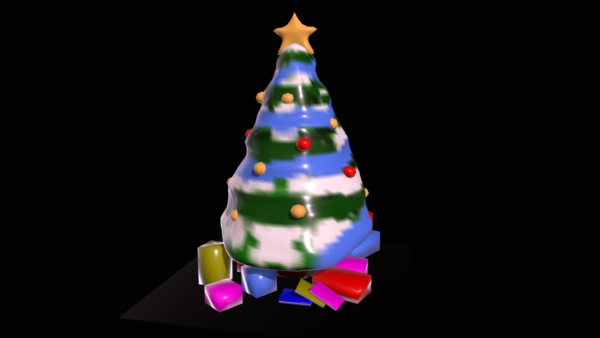 Christmas Tree - 3D model by jason_ivens [0d1db99] - Sketchfab