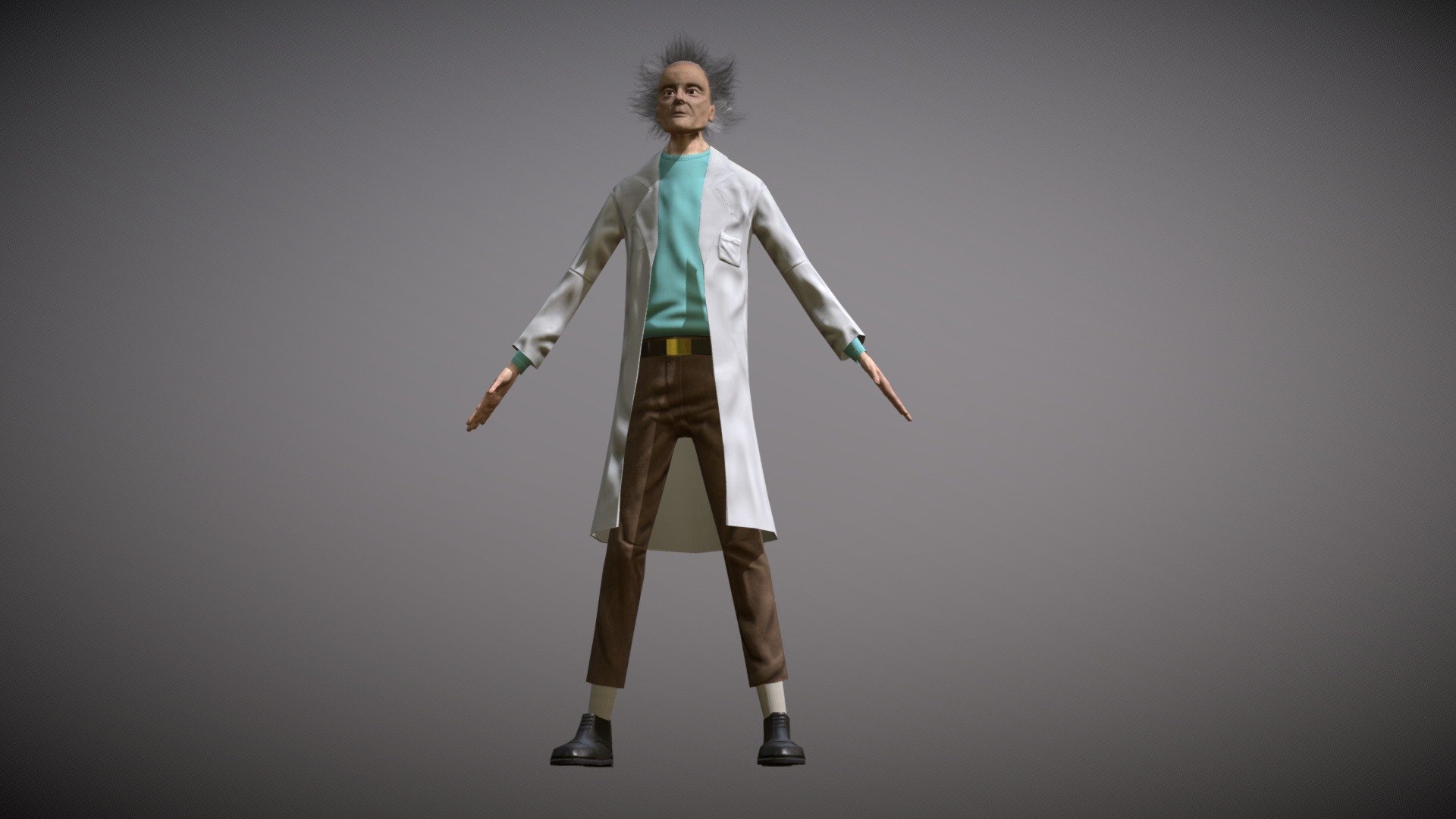 Rick Sánchez - 3D model by palomadelapaz [0d1f44a] - Sketchfab