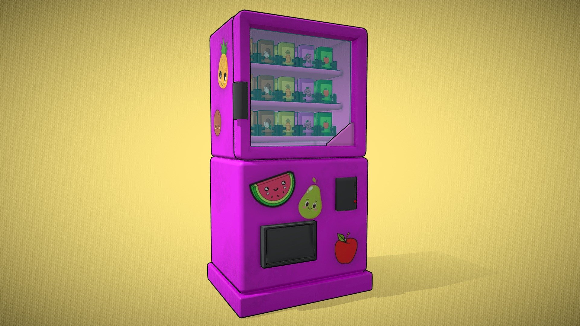 Juice vending machine - Download Free 3D model by carlosbarrera_10 ...