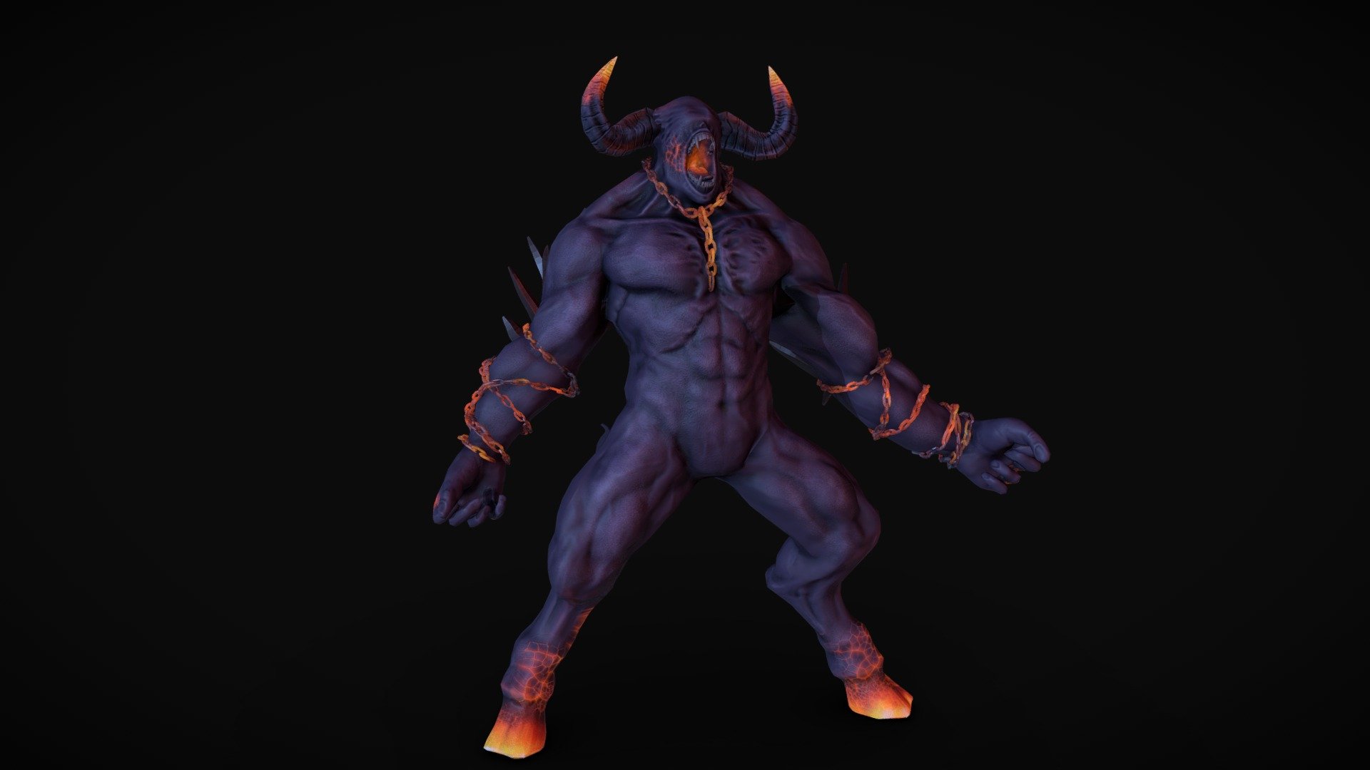 Demon - 3D model by bonaldi.Sofia [0d20990] - Sketchfab