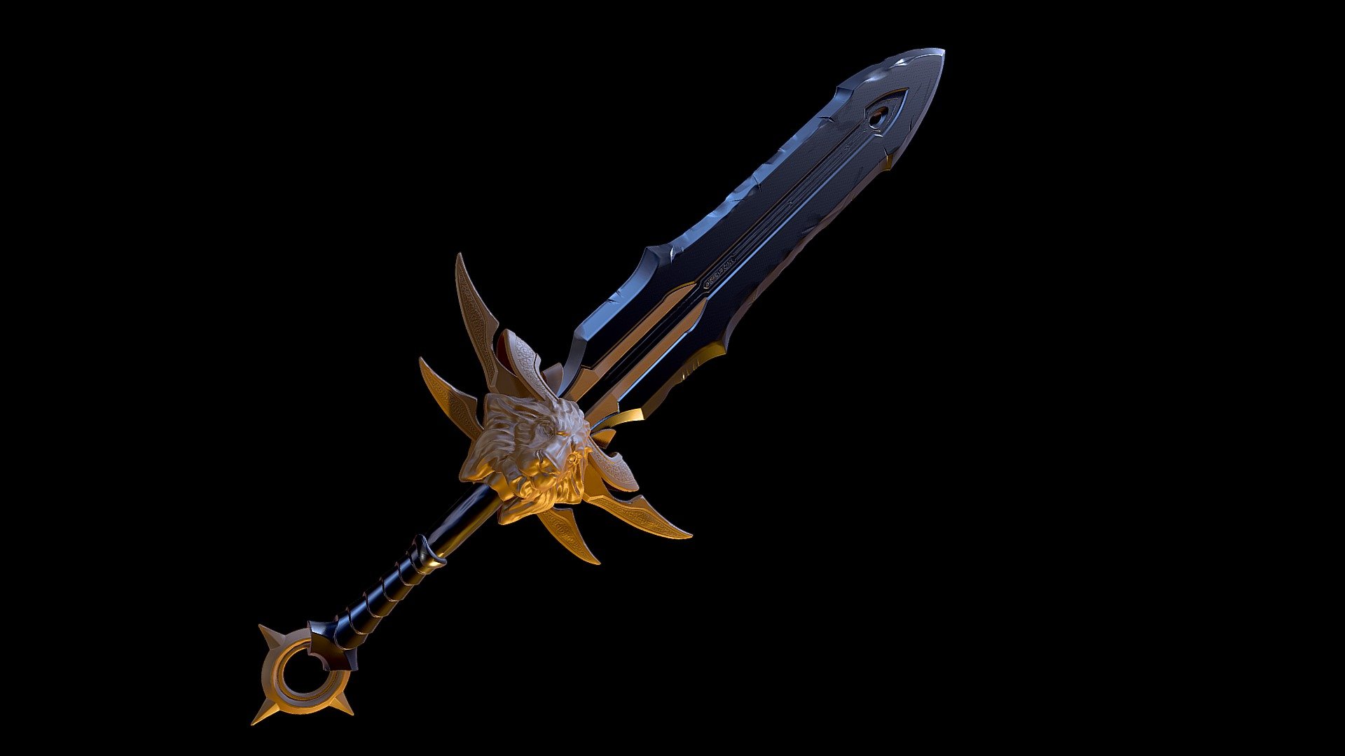 Lion Sword - 3D model by Omer Vande Velde (@MineTourist) [0d21bde ...