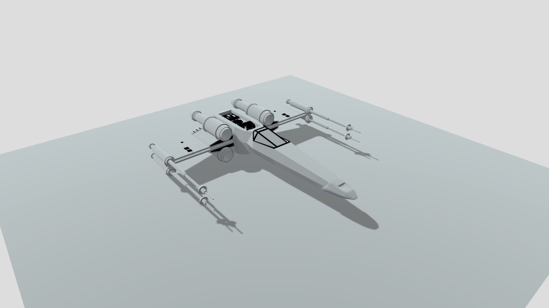 X-Wing - Download Free 3D model by dark_vador [0d240cd] - Sketchfab