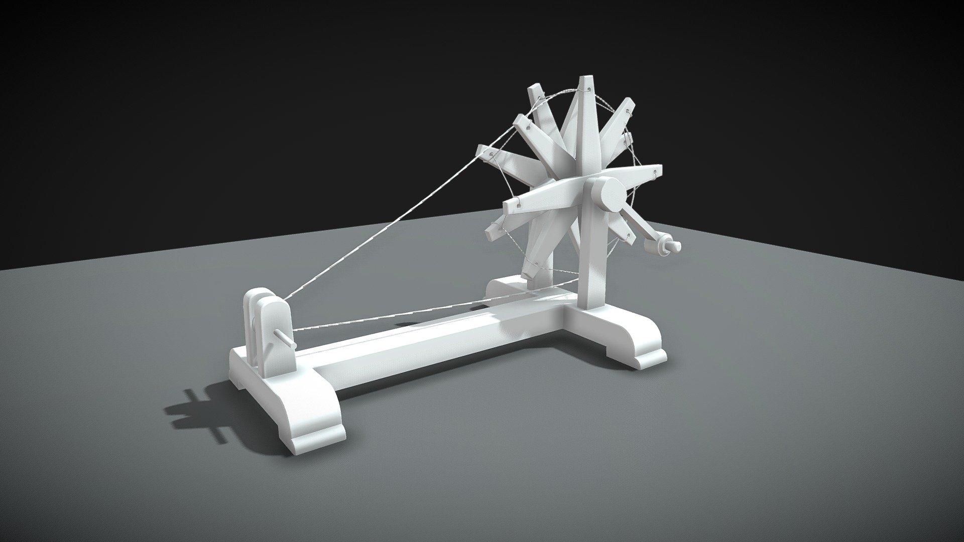 Spinning wheel - 3D model by Manohar (@manohar.creed) [0d24167] - Sketchfab
