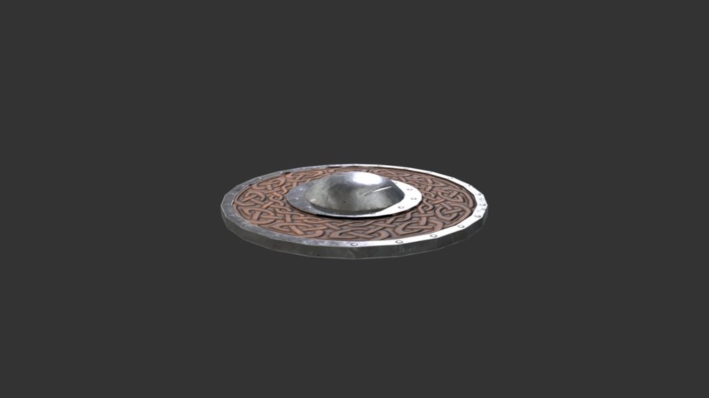Round shield - 3D model by kotis2 [0d25c11] - Sketchfab