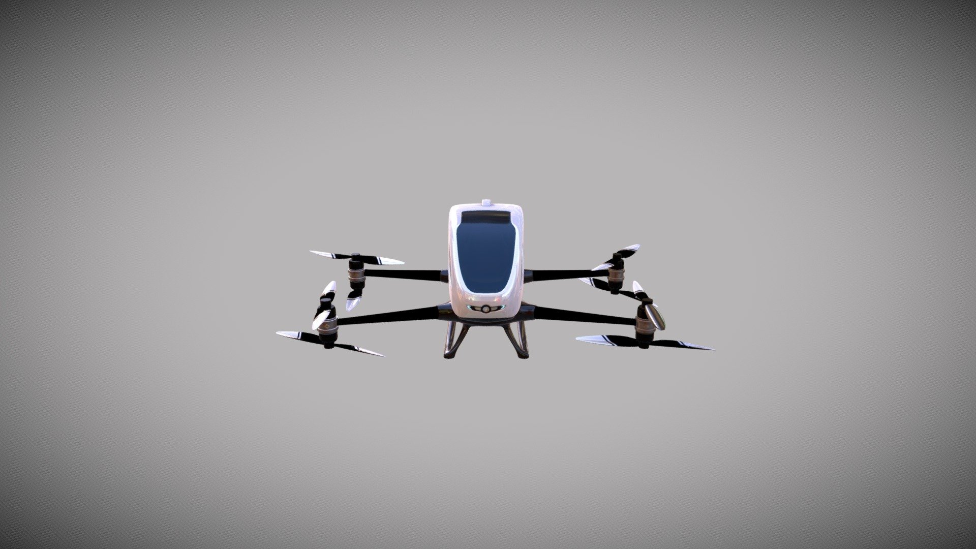 Drone Ehang - 3D model by Car Vazquez (@phcvazquez) [0d260f1] - Sketchfab