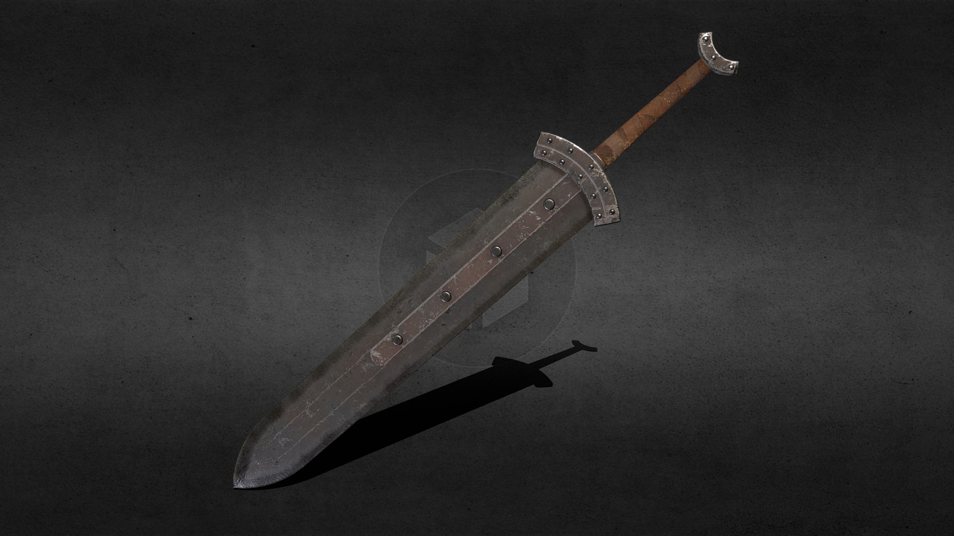 Brutal Greatsword - 3D model by Canary Games (@CanaryGames) [0d27406 ...