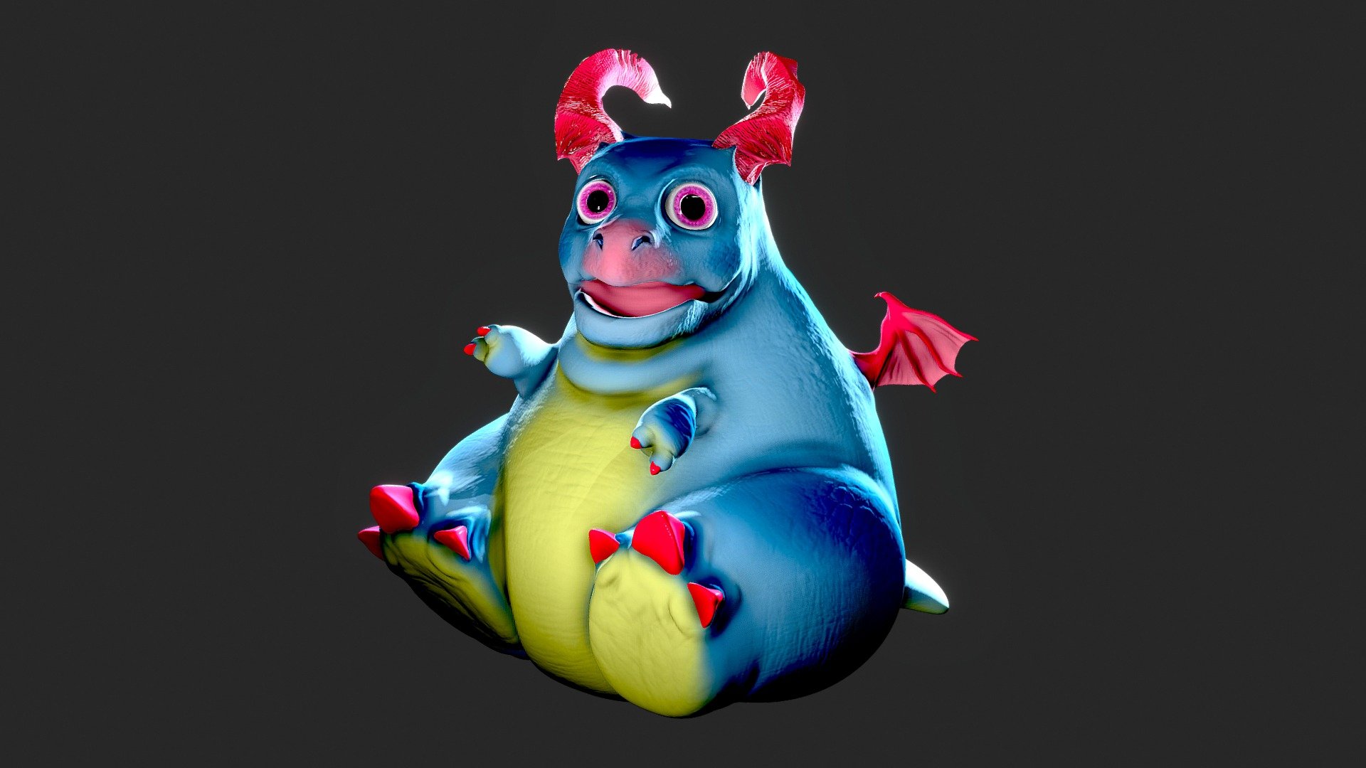 Baby Dragon - Download Free 3D model by Raul Manzanarez ...