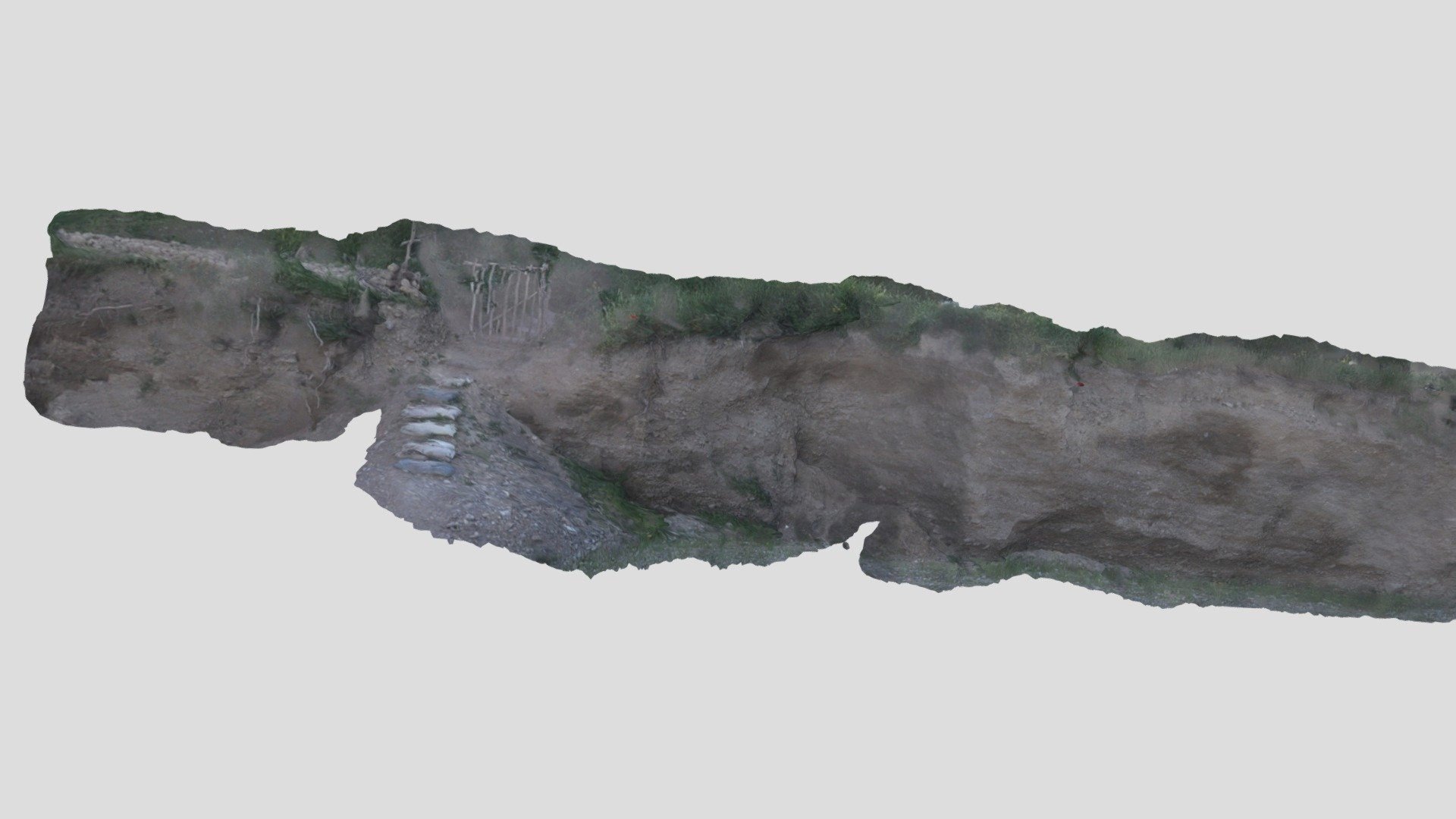 River cut in Achchi, Uzbekistan - Download Free 3D model by Jena ...