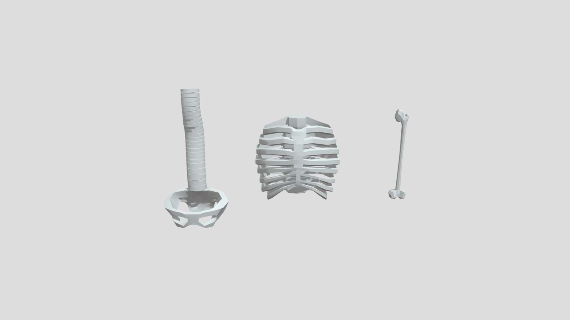 Bundle Of Bones - 3D model by DamsDelDrennon [0d2a865] - Sketchfab