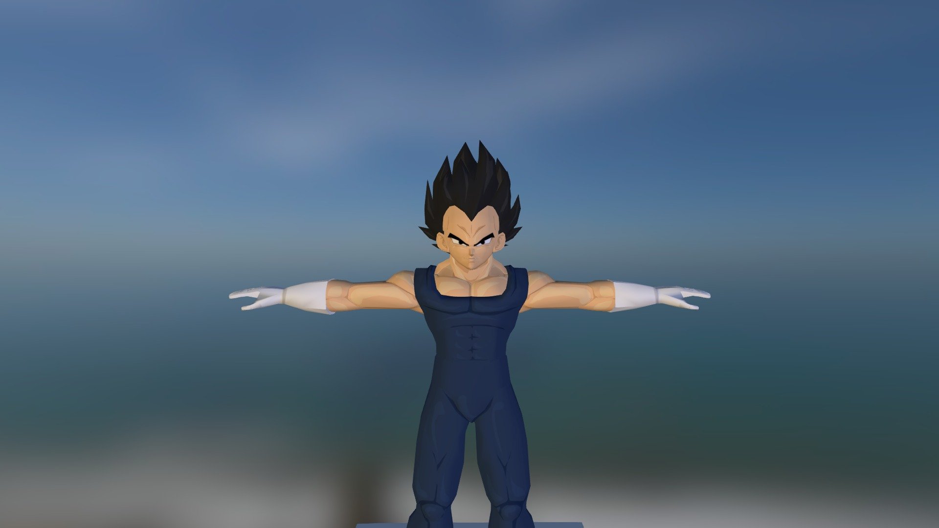 vegeta - 3D model by Nick Fyrsting (@NickF) [0d2b52b] - Sketchfab