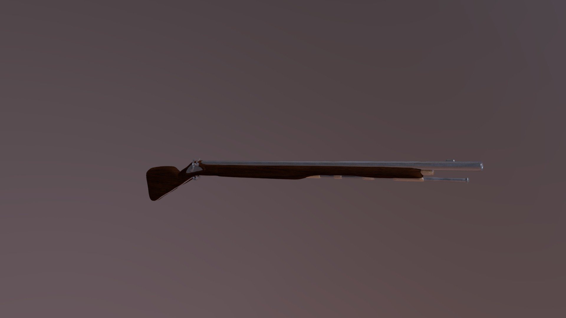 Musket - 3D model by Jacob Sidilau (@jsidilau) [0d2fc50] - Sketchfab