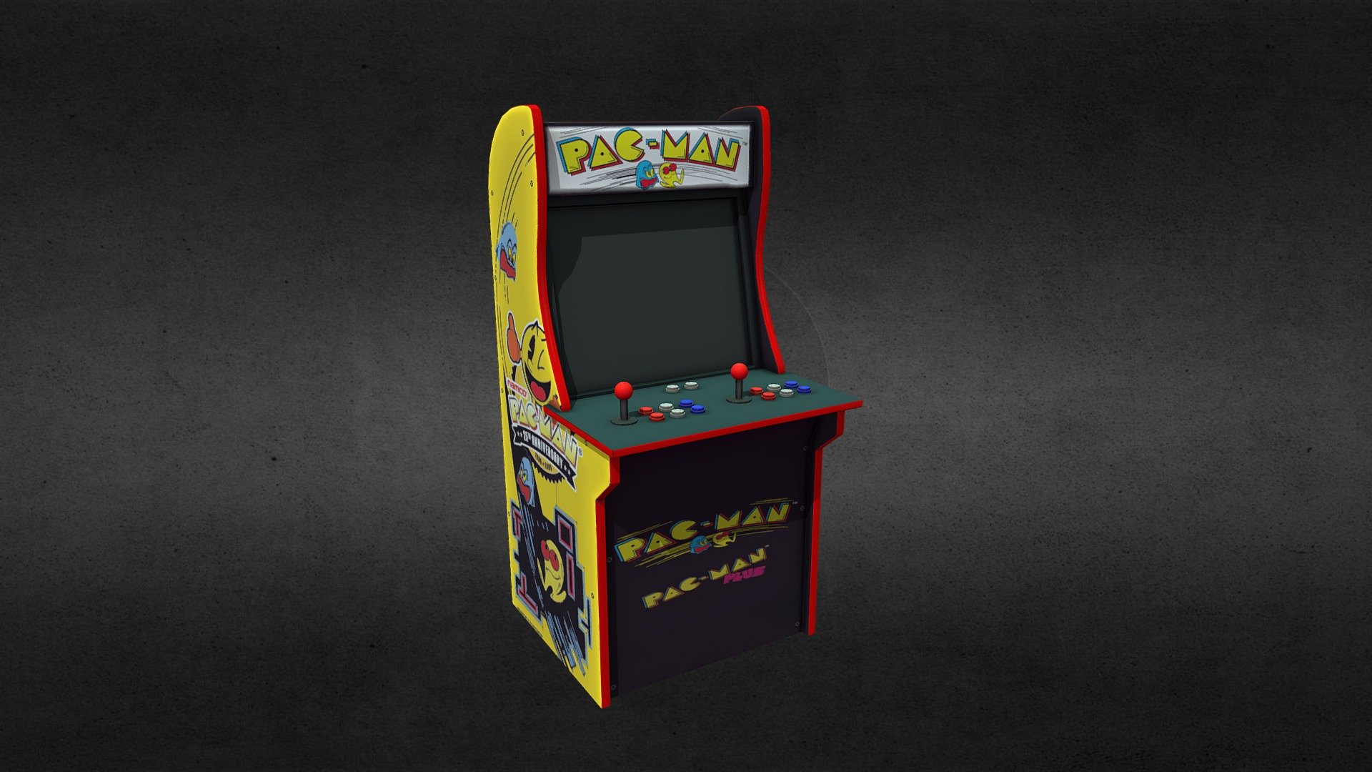 Arcade Machine - 3D model by Asyaberil [0d302d5] - Sketchfab