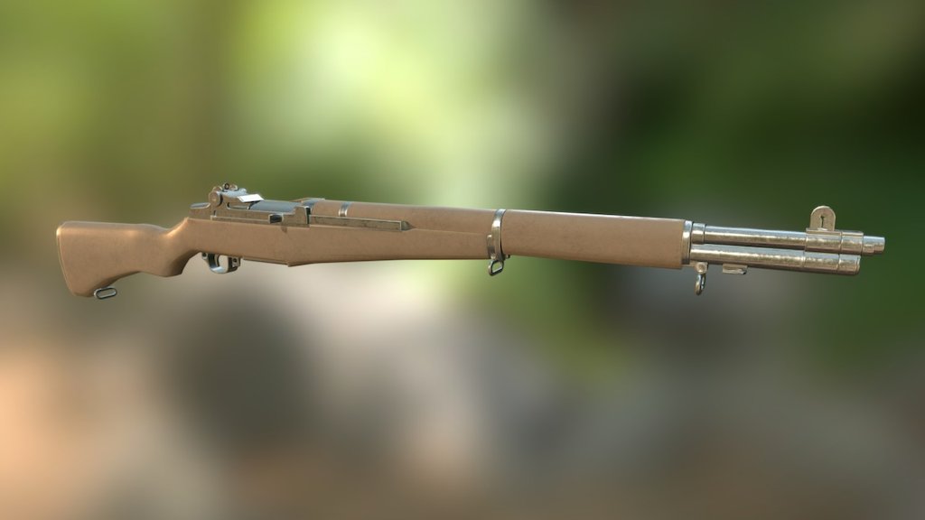 M1 Garand - 3D model by Johnathon Goswick (@goswick3) [0d3193a] - Sketchfab