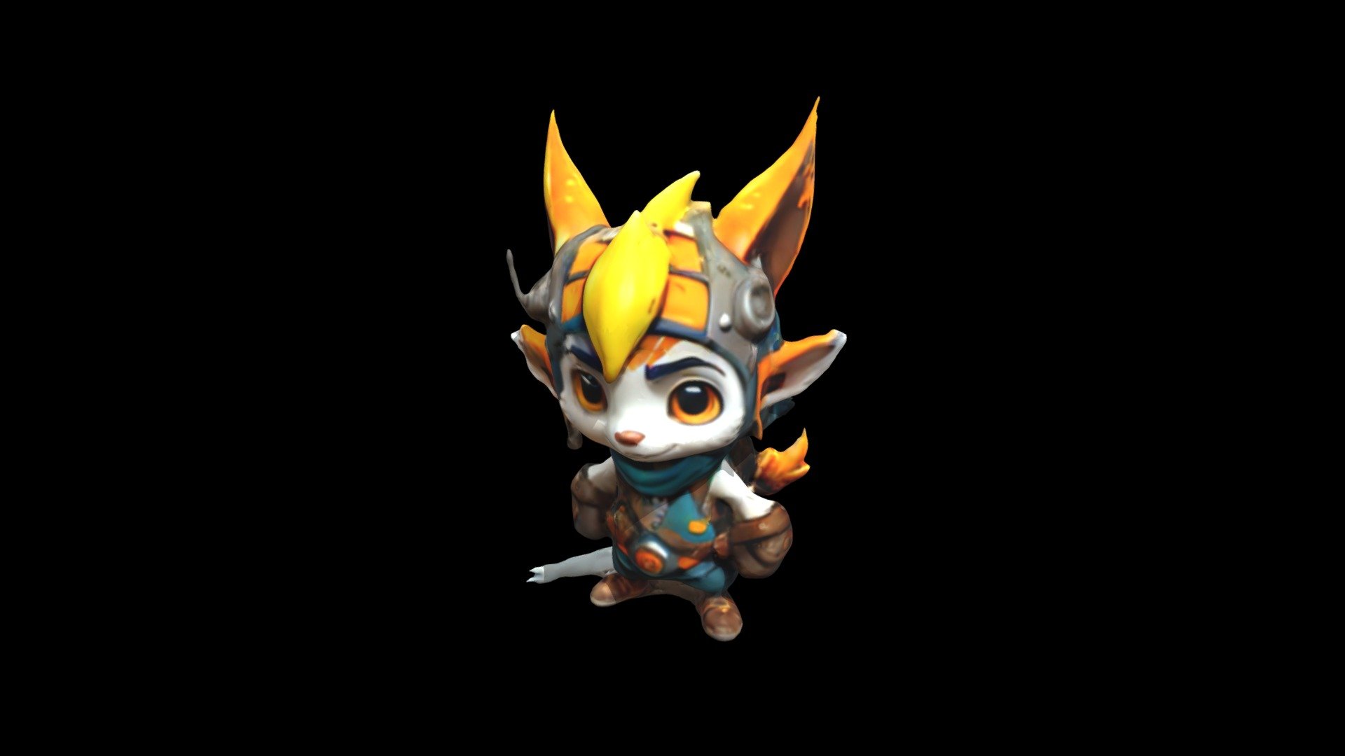 Chibi The Steamy Fox - Download Free 3D model by klrxyz [0d33192 ...