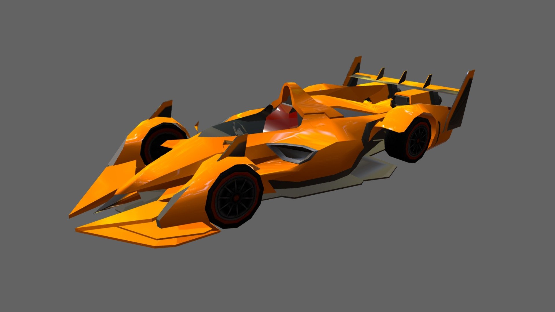 Low Poly Simple Cartoon Car F1 - 3D model by josluat91 [0d3595a ...