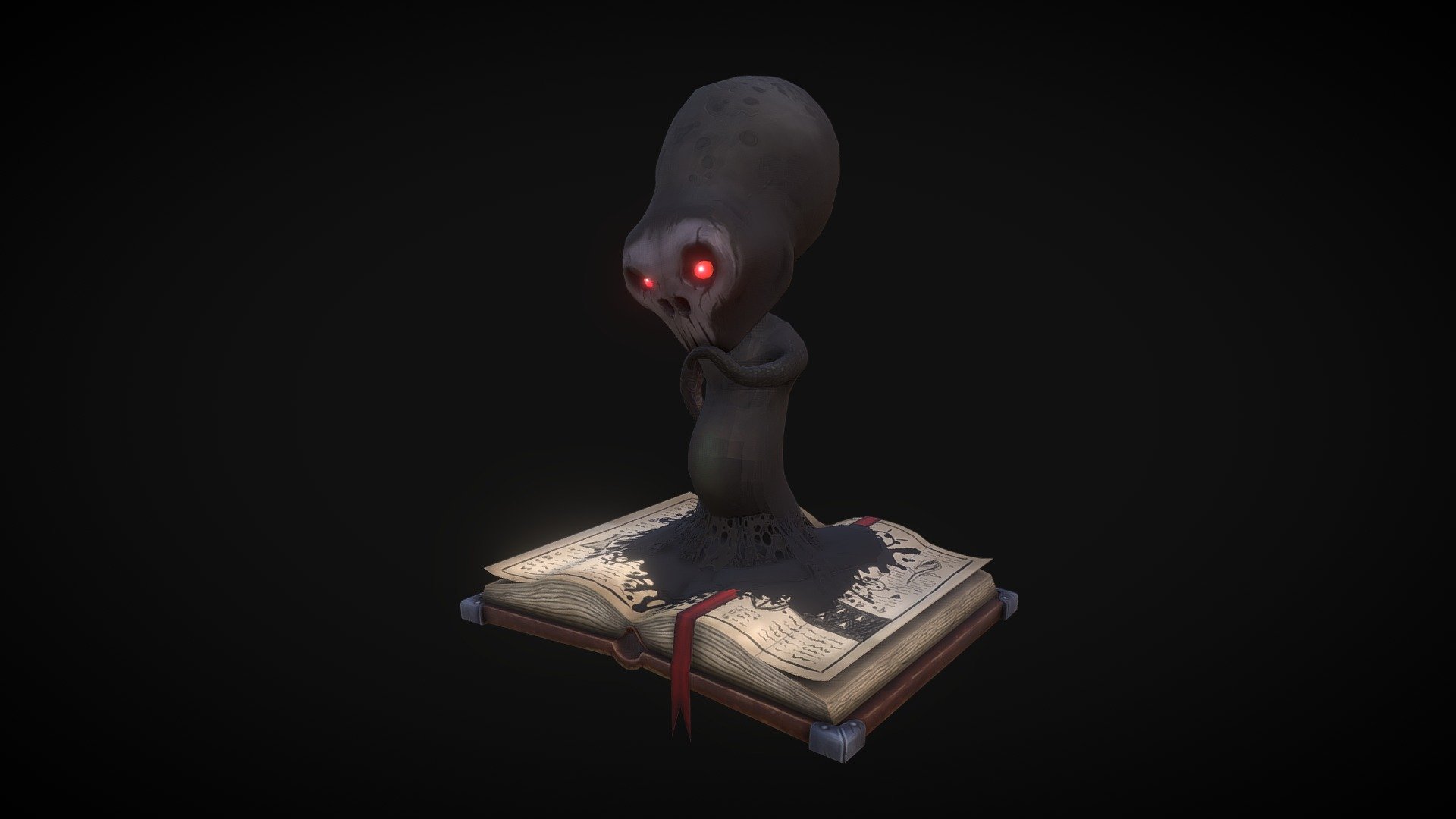 Book Fiend - Download Free 3D model by fayriot [0d3596b] - Sketchfab
