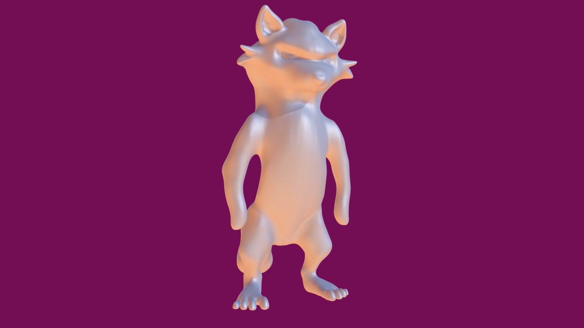 rocket raccoon - guardians of the galaxy - 3D model by talitacorreia ...
