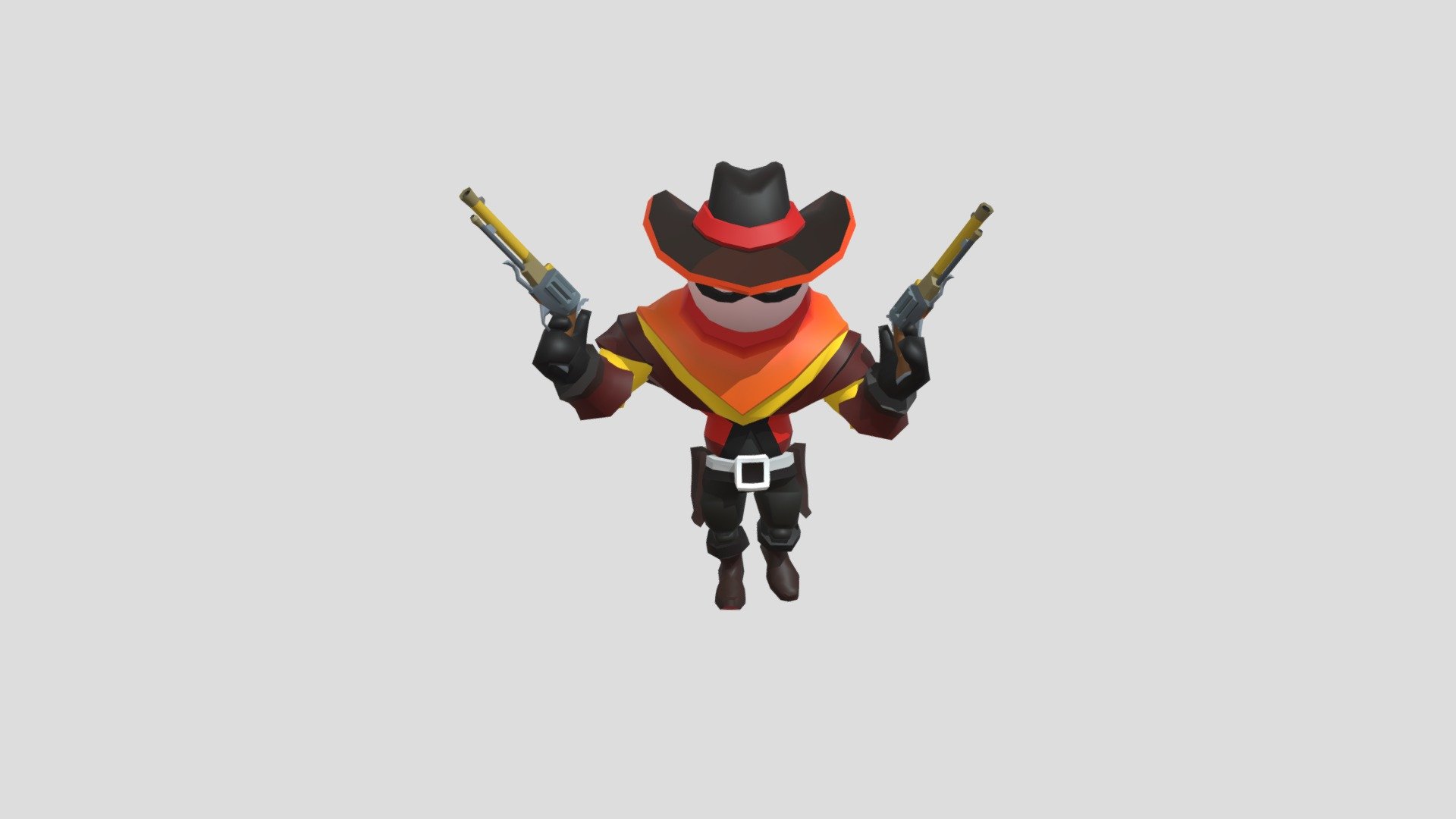 bandit_01_pistol_walk - 3D model by CC (@ccsf) [0d37862] - Sketchfab