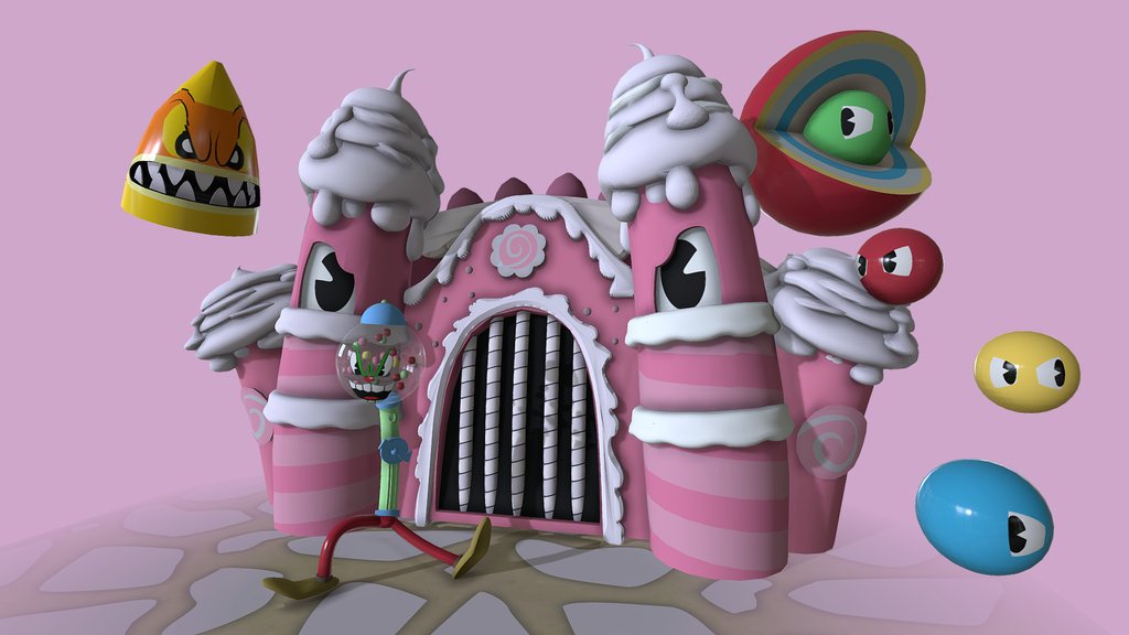 Cuphead bosses - A 3D model collection by Paul Briot (@Paul.Briot ...