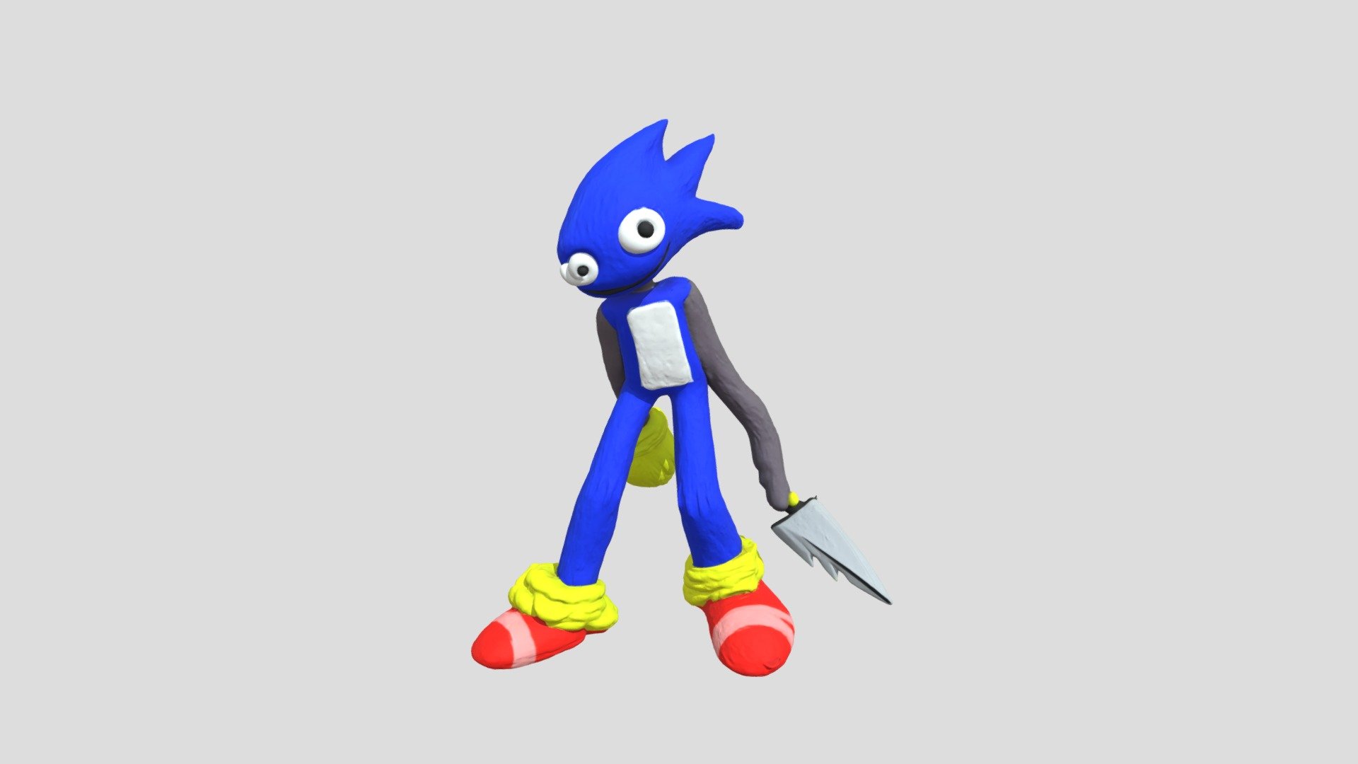 Sonic - Download Free 3D model by Jerenations [0d385ee] - Sketchfab
