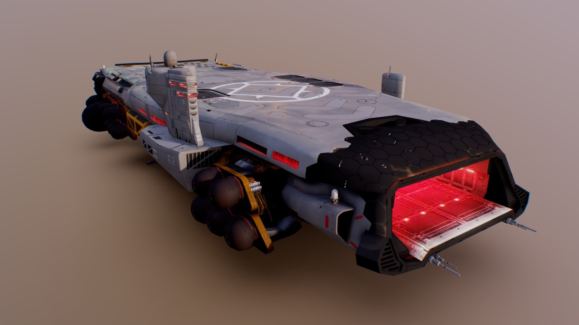 Gaalsien Carrier - 3D model by 𝖟𝖙𝖗𝖟𝖙𝖗 (@ztrztr3) [0d38d41] - Sketchfab