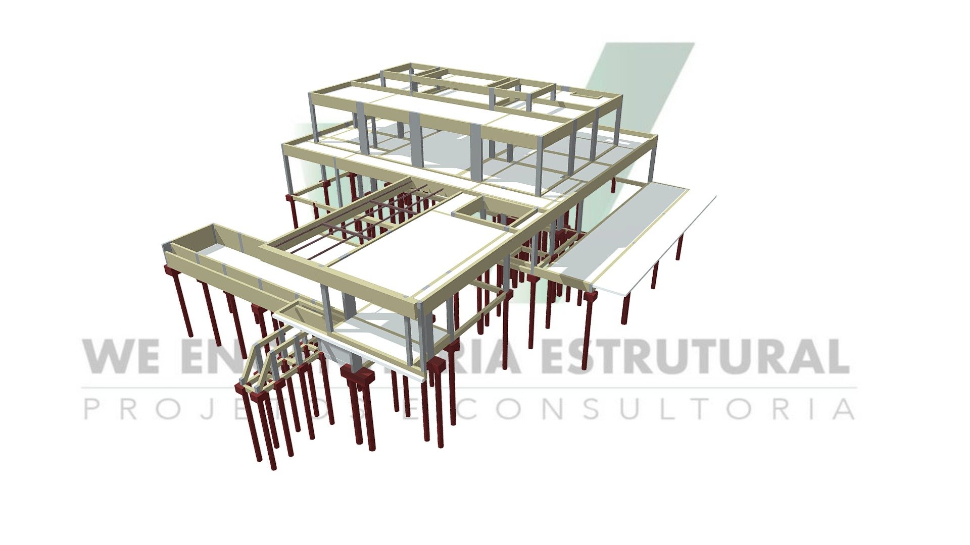 3D Estrutura CPJ - 3D model by WE Engenharia (@weengenharia) [0d39cca ...