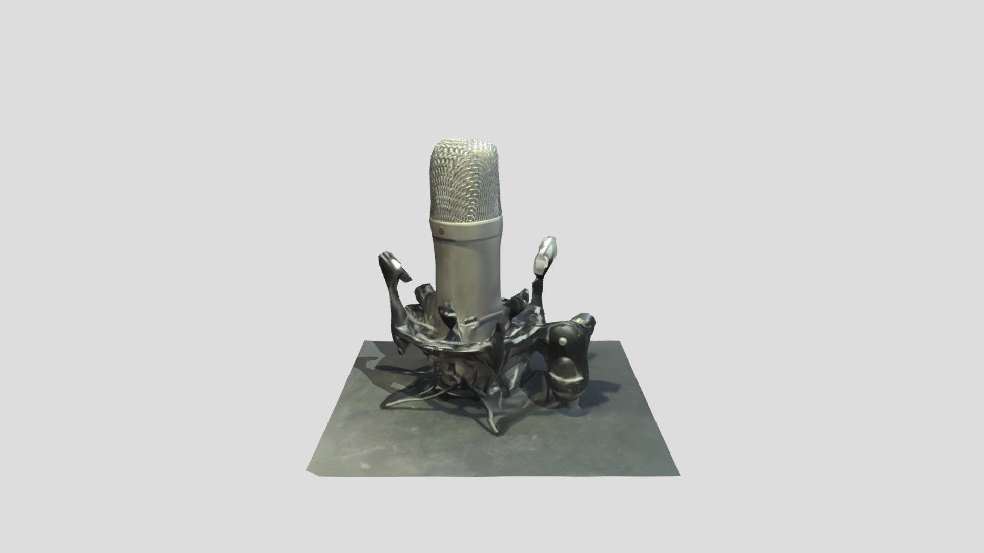 Studio Microphone - Download Free 3D model by 5tefan [0d3c0b6] - Sketchfab