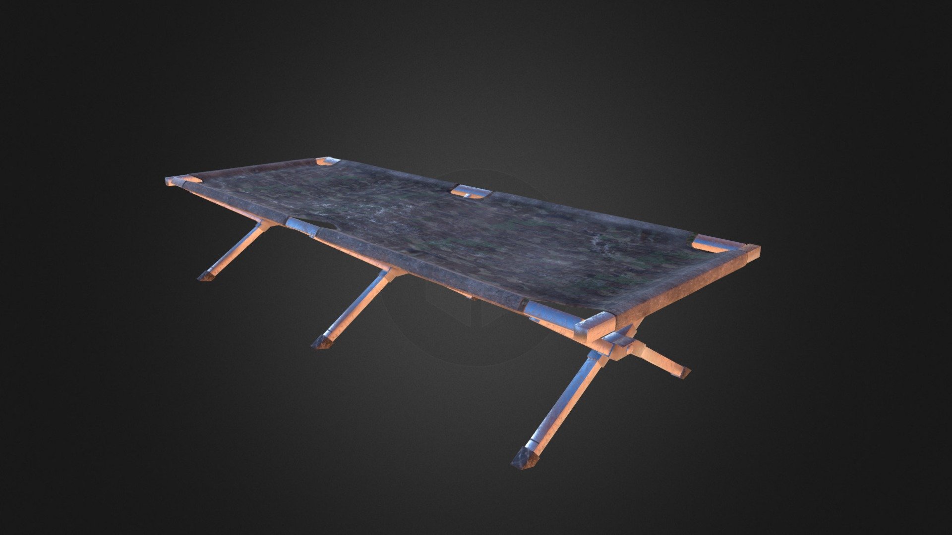 Desert Military Kit: Military Cot - Buy Royalty Free 3D model by ...