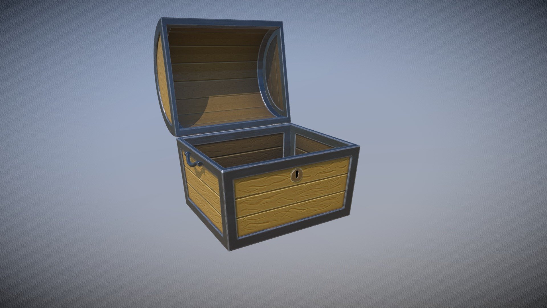Animated Stylized Wooden Chest - Showcase - 3D model by forge_of ...