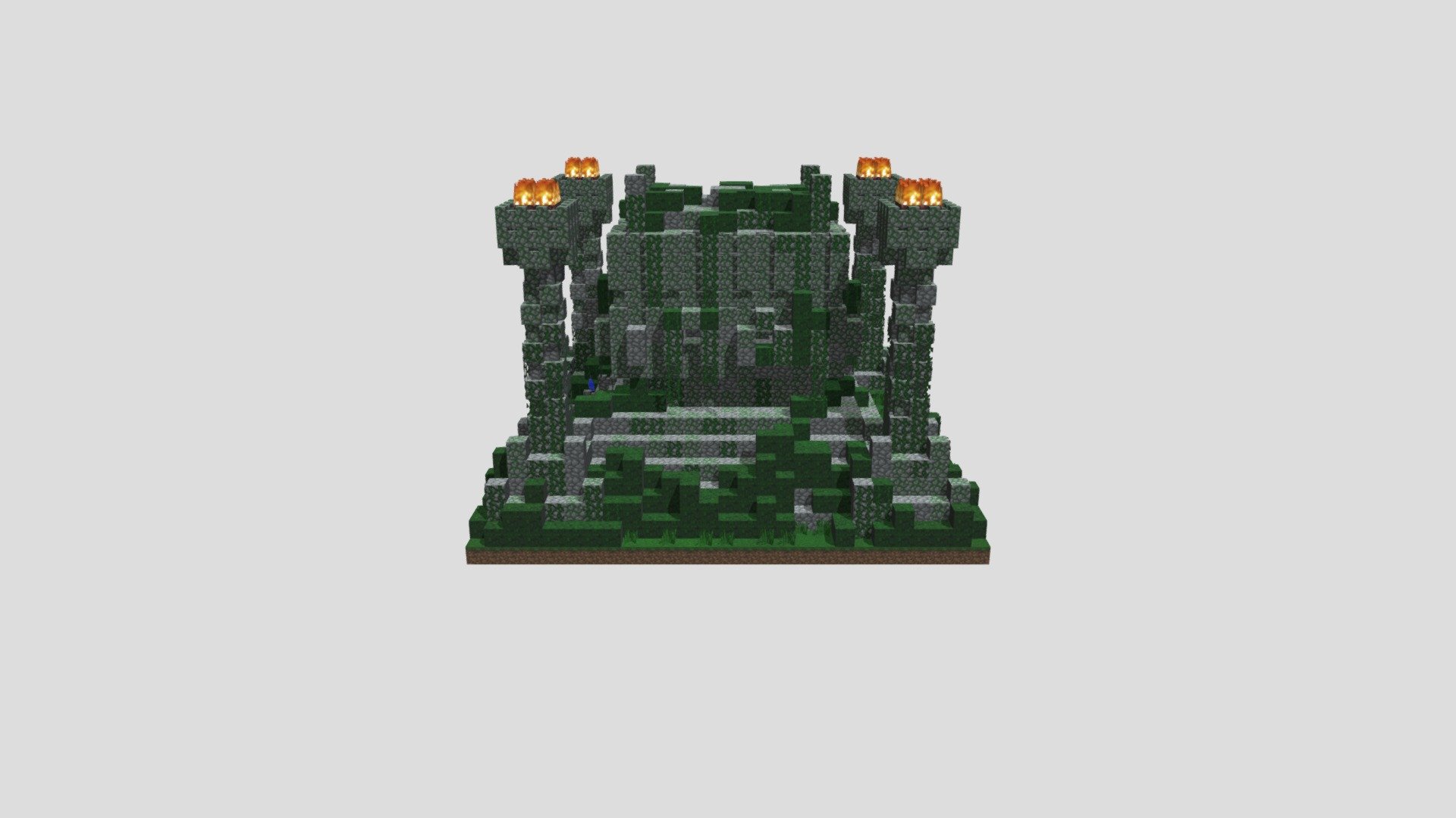 Minecraft Ruined Jungle Temple - 3D model by DeclanIMAO915343 [0d3e425 ...