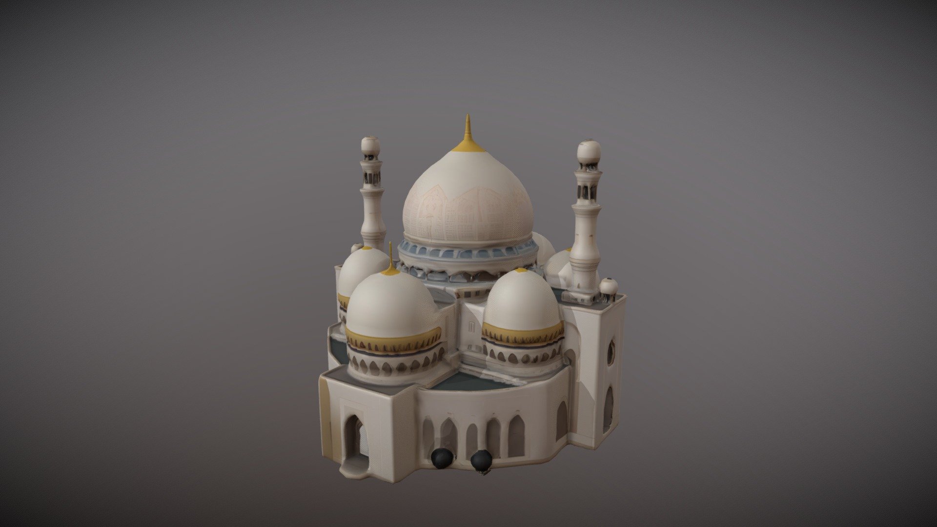Mosque Model - Download Free 3D model by Nicat (@nirufu) [0d3e78c ...