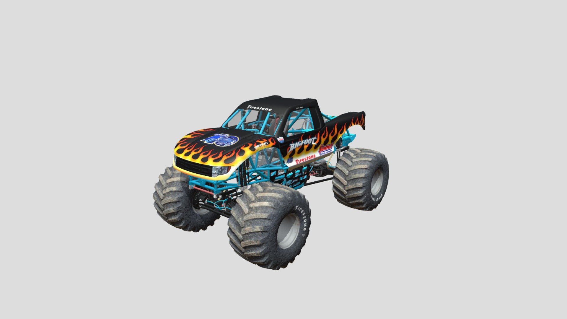 Goodwill Monster Truck Bigfoot For Sketchfab - 3D model by jessestormer ...