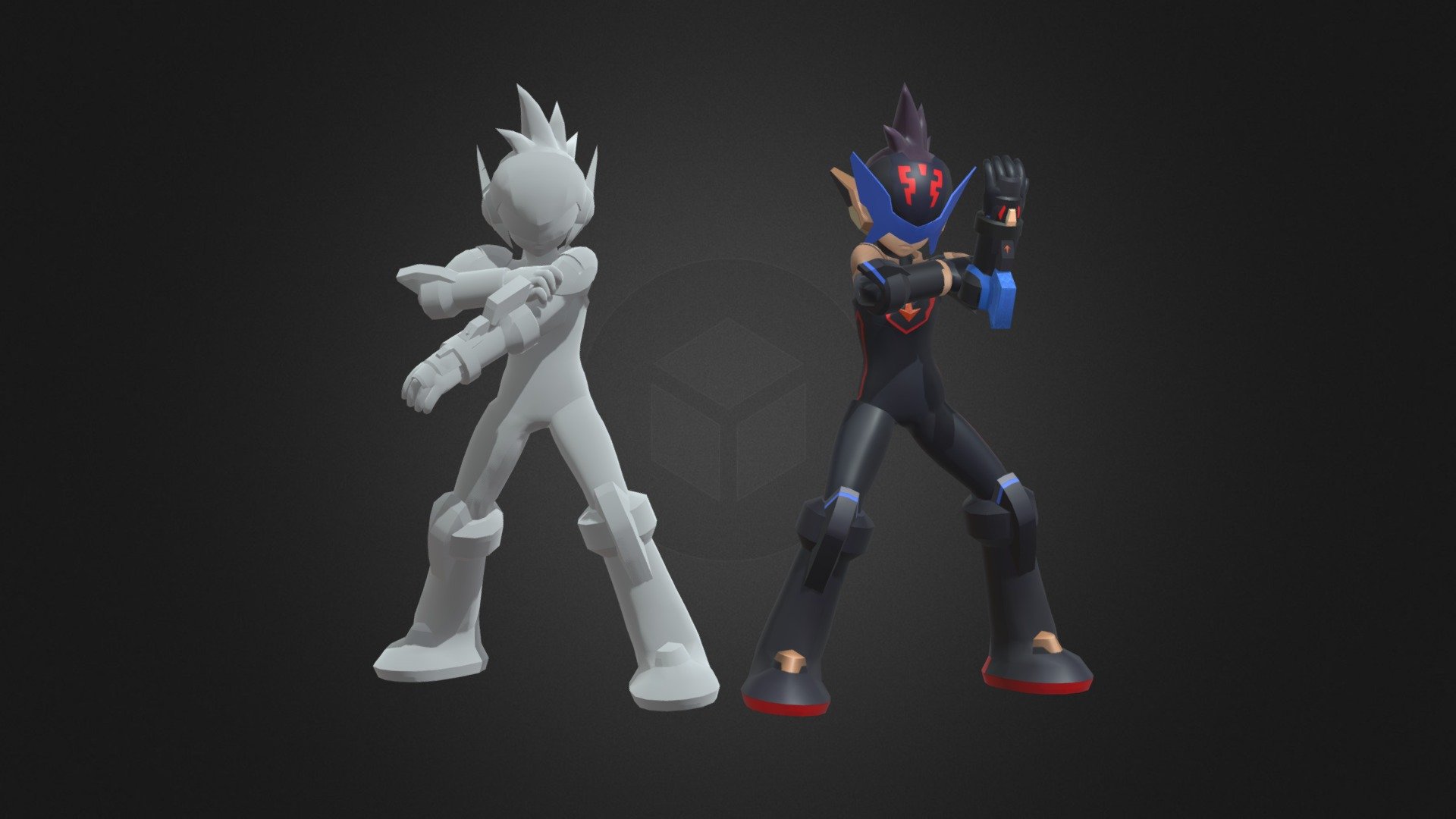 Megaman X Dive (Star Force 3) Megaman and Rogue - Download Free 3D ...