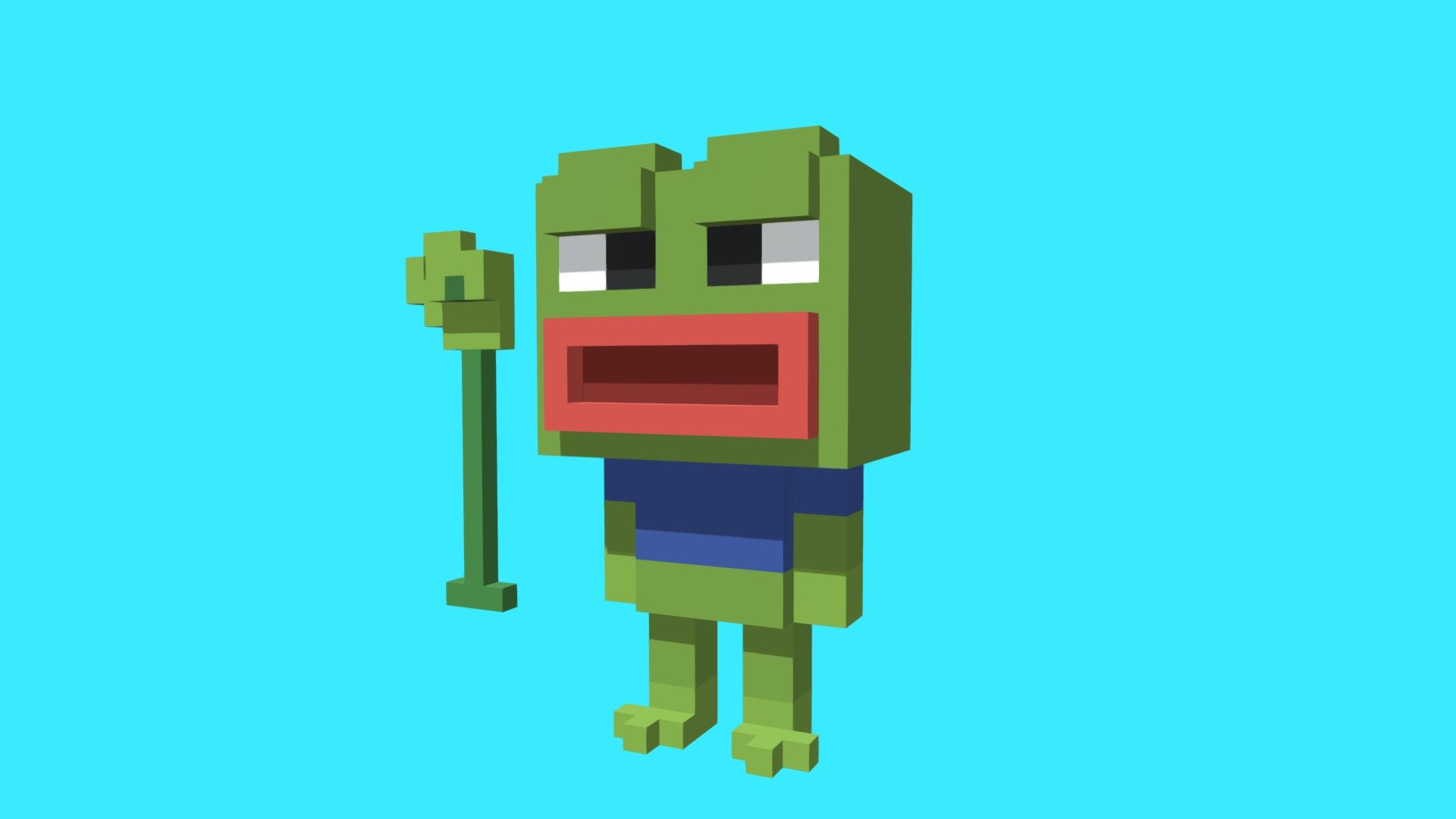 Voxel Boys - Pepe - Buy Royalty Free 3D model by COVE989 [0d43e3d ...
