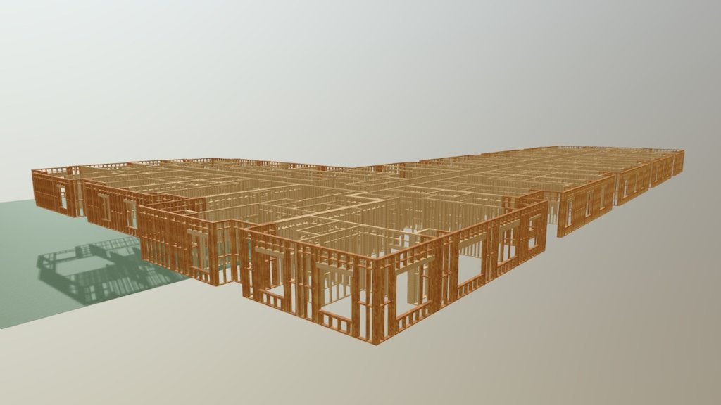 Stamford 1st Floor Framing - 3D model by DESIGN YOUR BUILD (@paulomac ...