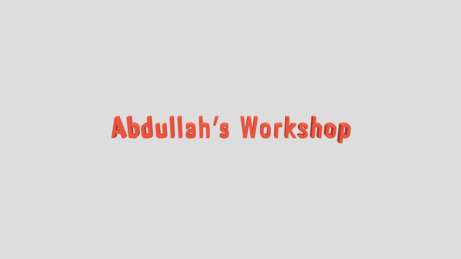Abdullahs Workshop - Download Free 3D model by abdullah.almuhaisen [0d48701] - Sketchfab