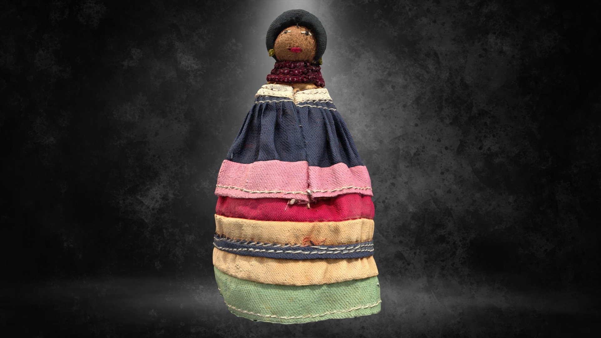 Palmetto Fiber Doll - Reality Capture Version - 3D model by Center for ...