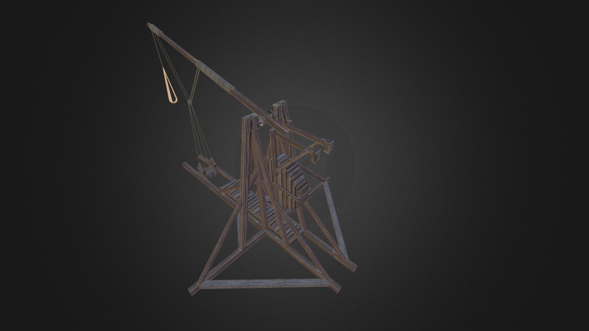 Trebuchet Test2 - 3D model by a.bishopart [0d493ba] - Sketchfab