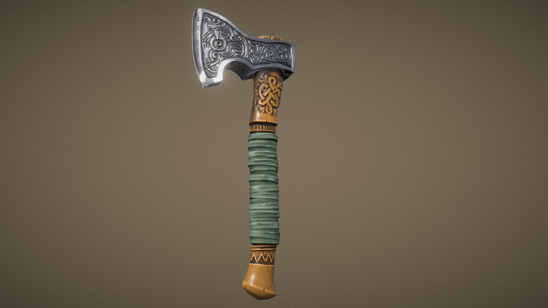Axe with patterns - Download Free 3D model by Ronata (@Ronata-Venya ...