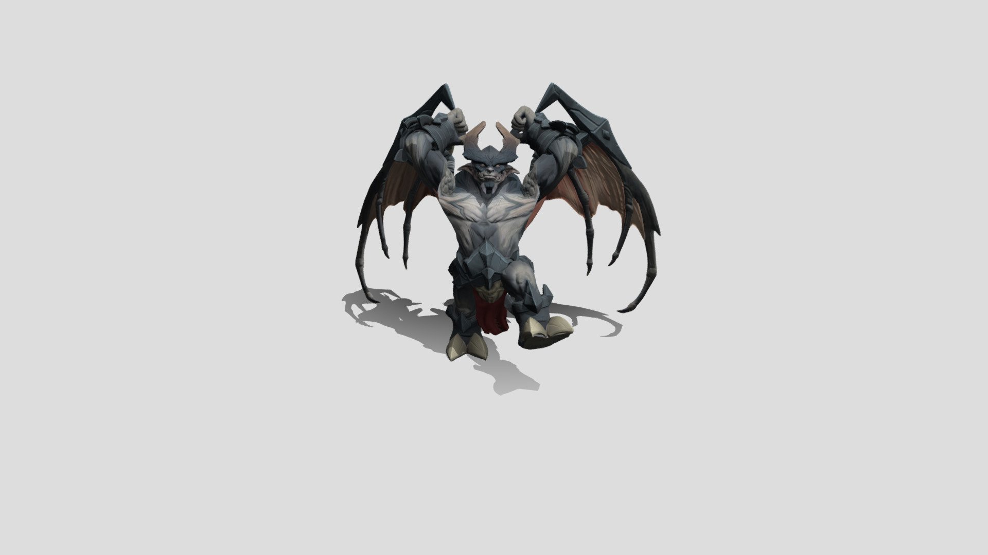 Demon Attack Animation (Updated) | Maya - 3D model by axelalvarezart ...