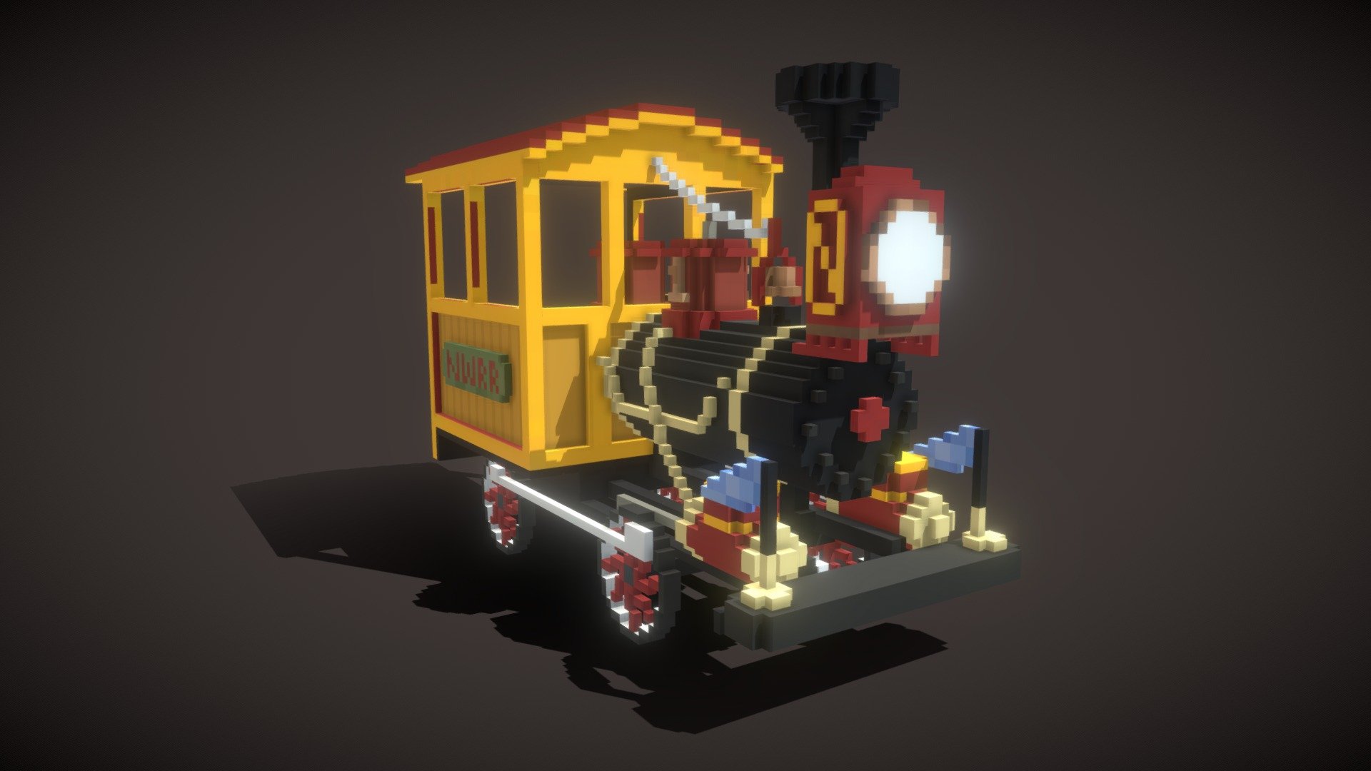 Nature's Wonderland Train - Download Free 3D model by GamerKM ...