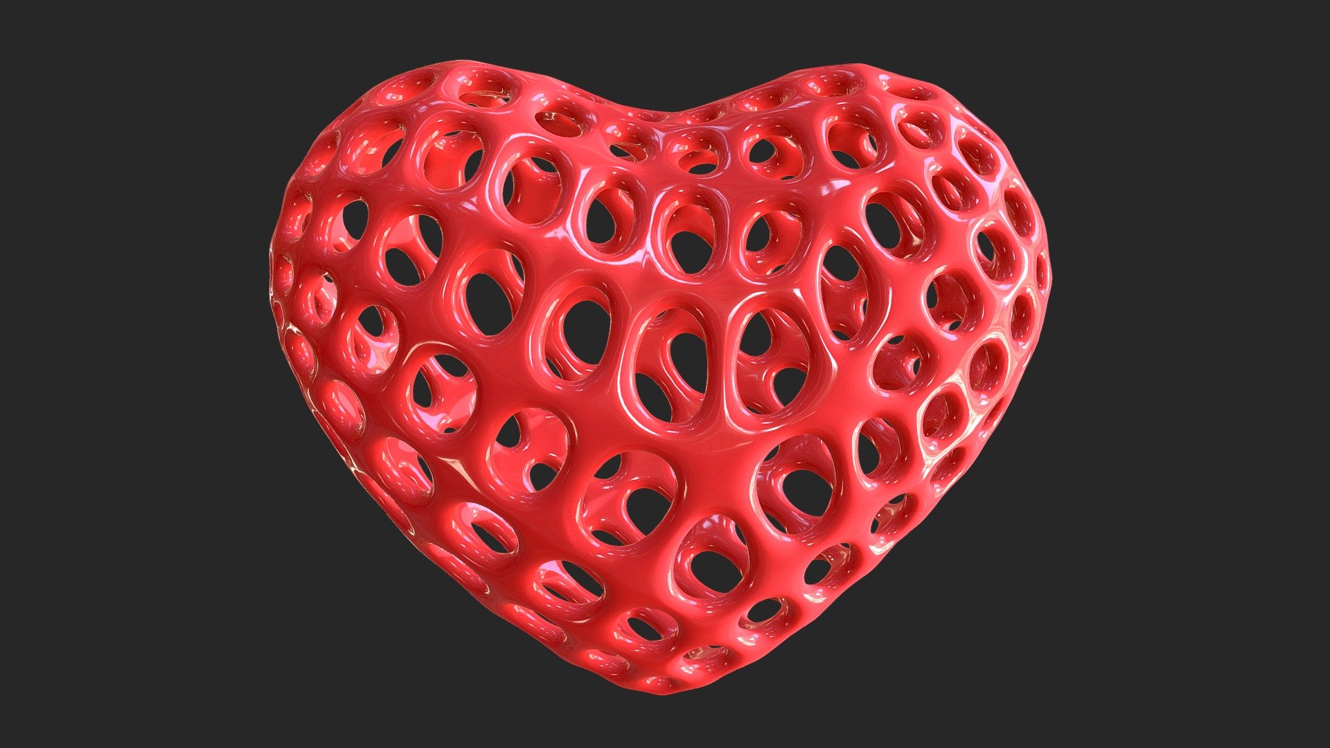 Heart Symbol Wireframe - 3D model by VARRRG (@VladislavFehu) [0d5386d ...