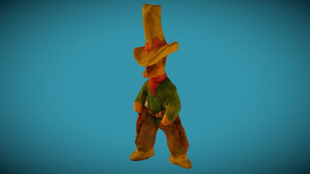Clay Cowboy - 3D model by JEnglish [0d55720] - Sketchfab