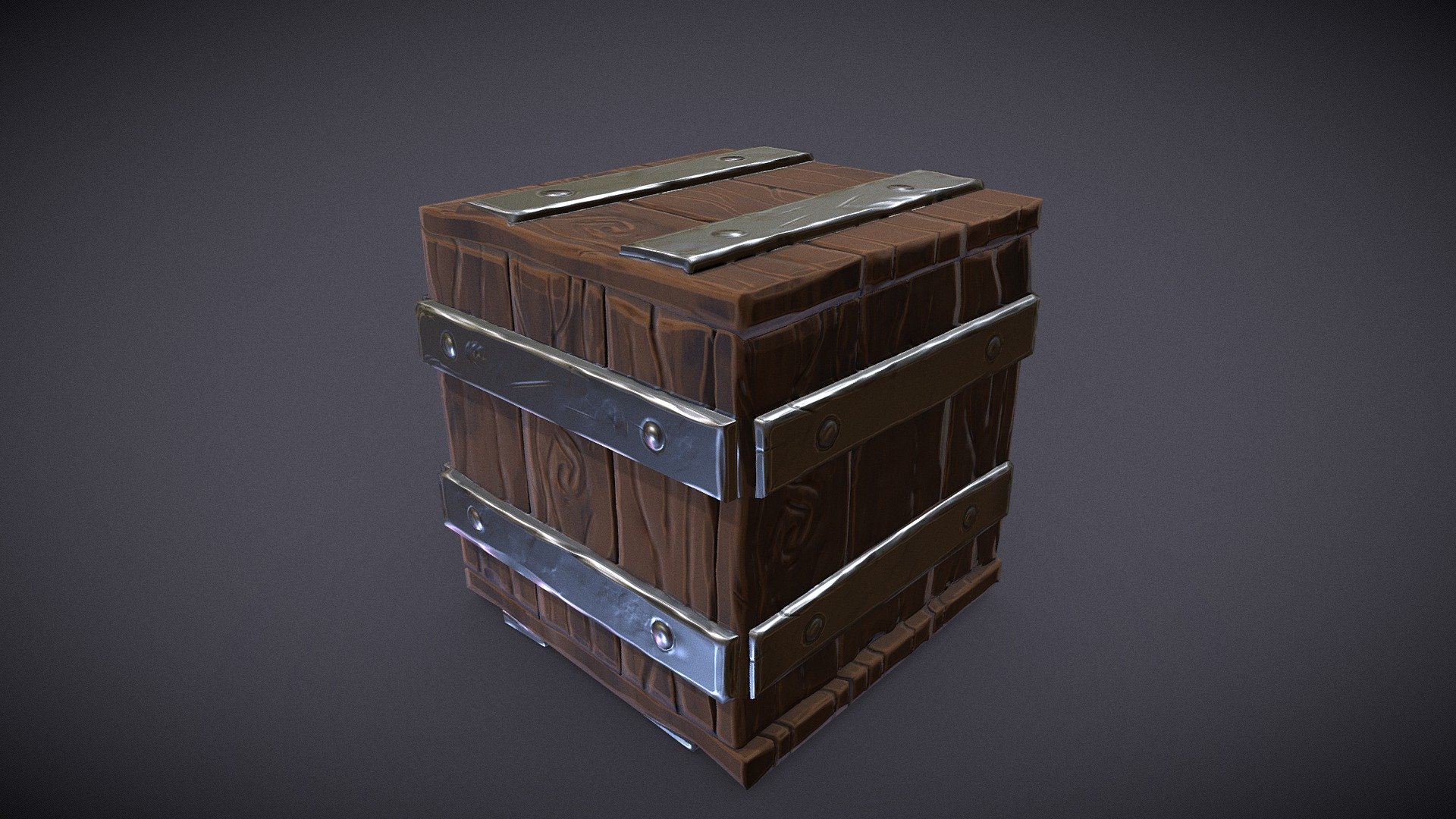 Stylized Wooden Crate - Download Free 3D model by rasmusroy [0d55852 ...
