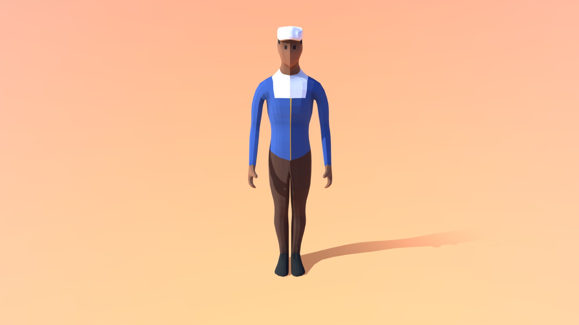 Low poly sailor animated - 3D model by Sith (@Leonardo.Codamo) [0d562a8 ...